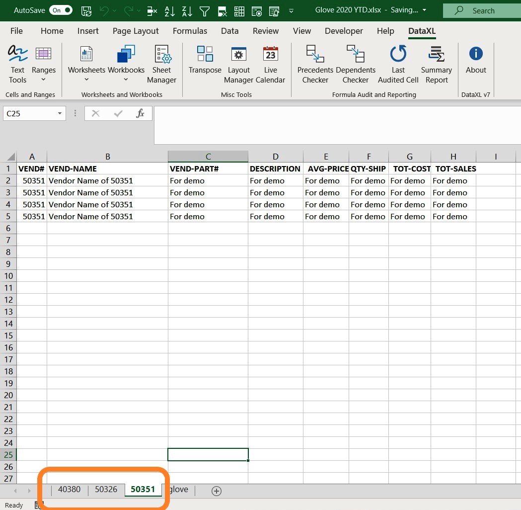 Create new worksheets based on values in a column | Summa Lai