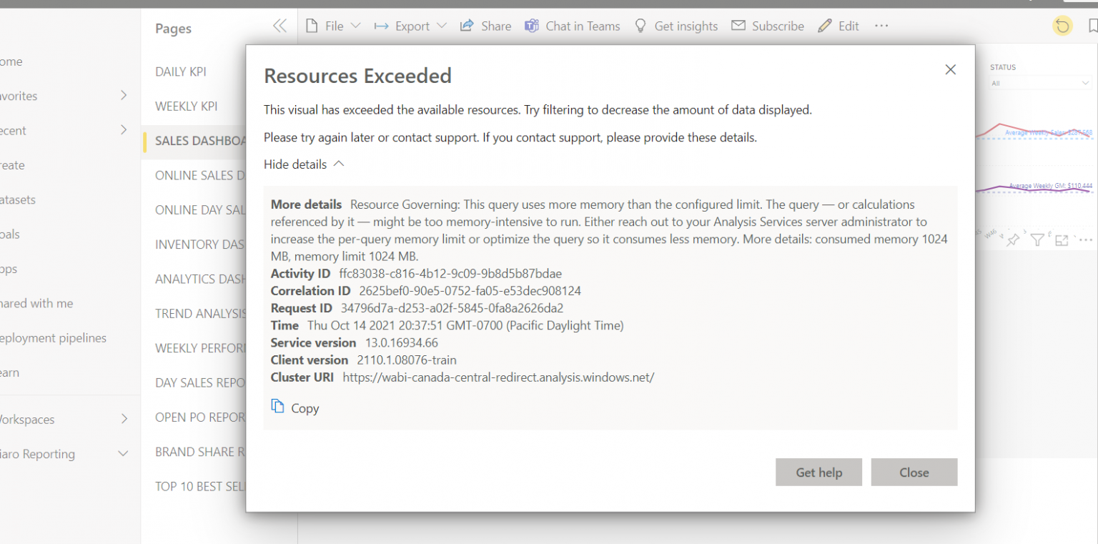 How to Fix “Visual has Exceeded Available Resources” in Power BI ...