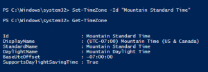 How to Change the TimeZone by Using PowerShell | Summa Lai